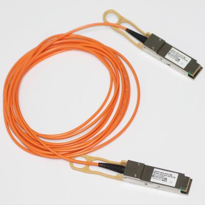 China 10m 40G QSFP+ to 4x10G SFP+ Breakout Active Optical Cable Multimode OM2 for sale