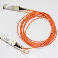 China 10m 40G QSFP+ to 4x10G SFP+ Breakout Active Optical Cable Multimode OM2 for sale