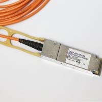 China Hangalxy 40G QSFP to 4x10G SFP+ Fan Out Fiber Breakout Cable 3m Active Optical for sale