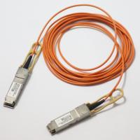 China Hangalxy 40G QSFP to 4x10G SFP+ Fan Out Fiber Breakout Cable 3m Active Optical for sale