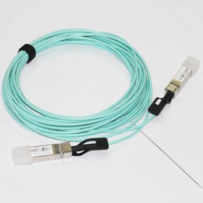 China Fiber Optical 40g Qsfp+ Break Out Cord Aoc Lszh Jacket Multimode Om2 for sale