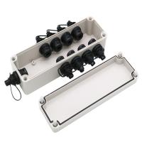 China IP67 SC APC Fiber Optic Termination Box 12 Ports Outdoor ABS FTTH OTB for sale