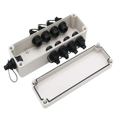 China IP67 SC APC Fiber Optic Termination Box 12 Ports Outdoor ABS FTTH OTB for sale