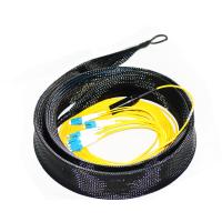 China 15m 12 Cores Fiber Optic Jumper OS2 Singlemode 2.0mm Pre Terminated Cable for sale