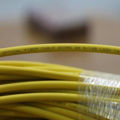 China 8 Cores Pre Terminated Fiber Optic Cable SC OS2 Singlemode Breakout Pre Connected for sale