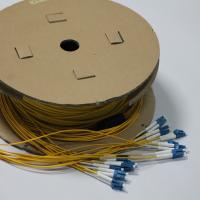 China 12F LC UPC Singlemode LSZH Patch Cable 3.0mm OD Pre-terminated Fiber Optic for sale