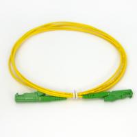 China 3.0mm E2000 APC Pre Terminated Fiber Optic Cable / Yellow Lszh Patch Cord for sale