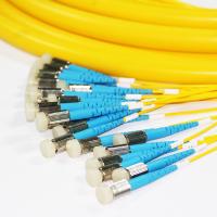 China 24 Cores Pre Terminated Fiber Optic Cable D4 To LC UPC Pre Installed Multiple for sale