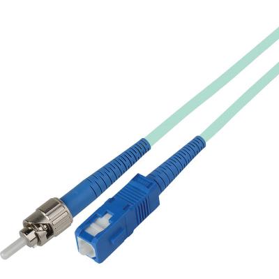 China LC to LC Duplex Multimode OM2 Fiber Optic Patch Cable 50/125um 3.0mm Orange 1m for sale