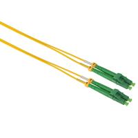 China Yellow Single Mode Fibre Patch Leads Duplex LSZH Jacket 10m 2.0mm SC LC for sale