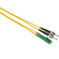 China Yellow Single Mode Fibre Patch Leads Duplex LSZH Jacket 10m 2.0mm SC LC for sale