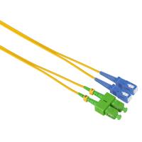 China 2 Core LC to LC Multimode Duplex Fiber Optic Patch Cable OM3 0.5m LSZH for sale