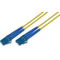 China 2 Core LC to LC Multimode Duplex Fiber Optic Patch Cable OM3 0.5m LSZH for sale