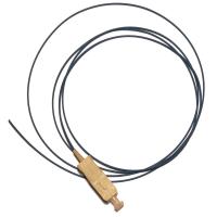 China 0.9mm LC APC Singlemode OS2 Fiber Optic Pigtail 9/125um Low Insertion Loss for sale