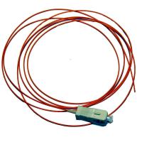China 0.9mm LC APC Singlemode OS2 Fiber Optic Pigtail 9/125um Low Insertion Loss for sale
