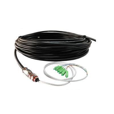 China FC APC Fiber Optic Pigtail G652D Single Mode OS2 TPU Jacket Waterproof 9/125μm for sale