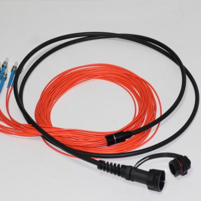 China LC APC End Fiber Optic Pigtails Multimode OM2 G655 Water Proof LSZH Jacket for sale