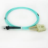 China 15 Meters Multimode Fiber Patch Cable MTRJ OM3 Ribbon Fanouit Kits Blue for sale