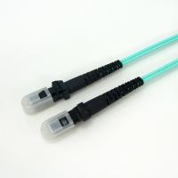 China 15m MTRJ Multimode OM3 Ribbon Fanout Pigtail Fiber Optic Cable 50/125μm Duplex for sale
