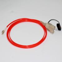 China 3.0mm FDDI to ST Fiber Optic Pigtail Single Mode OS2 1m Duplex Patch Cable for sale