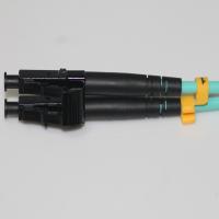China 3.0mm LC To Lc Pigtail Multimode / OM3 Duplex Fiber Patch Cord 10Gbps Bandwidth for sale