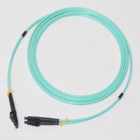 China 3.0mm LC To Lc Pigtail Multimode / OM3 Duplex Fiber Patch Cord 10Gbps Bandwidth for sale