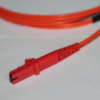 China 3.0mm MTRJ To ST Pigtail Multimode / OM2 Duplex Fiber Patch Cord LSZH Jacket for sale