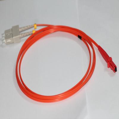 China 3.0mm MTRJ To ST Pigtail Multimode / OM2 Duplex Fiber Patch Cord LSZH Jacket for sale