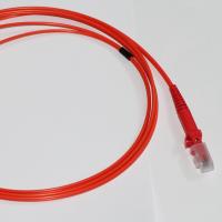 China 3.0mm MTRJ To ST Pigtail Multimode / OM2 Duplex Fiber Patch Cord LSZH Jacket for sale