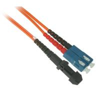 China 2.0mm 10G LC to LC Pigtail Fiber Cable / Multimode OM3 Patch Cord Pigtail for sale
