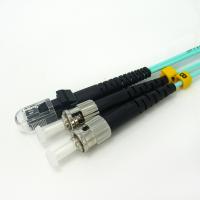 China 2.0mm 10G LC to LC Pigtail Fiber Cable / Multimode OM3 Patch Cord Pigtail for sale