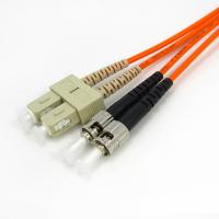 China OD 2.0mm FC To Sc Pigtail Multimode Duplex OM2 0.35dB Insertion Loss for sale