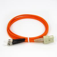 China OD 2.0mm FC To Sc Pigtail Multimode Duplex OM2 0.35dB Insertion Loss for sale