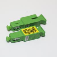 China OTDR Fiber Optic FBG Reflector 1650nm Green Housing Low Insertion Loss 27dBm for sale