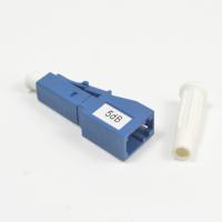 China 5dB LC UPC Fixed Singlemode Fiber Optic Attenuators Blue Color Housing for sale