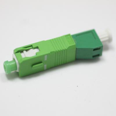 China 10dB LC APC to SC APC Fiber Optic Attenuator Single Mode Male Female for sale