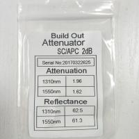 China SC APC Fixed Single Mode Fiber Optic Attenuator Male Female 1310nm 1550nm 1-25dB for sale