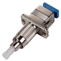 China LC UPC Singlemode Simplex Fiber Optic Hybrid Quad Adapter 0.25dB Insertion Loss for sale