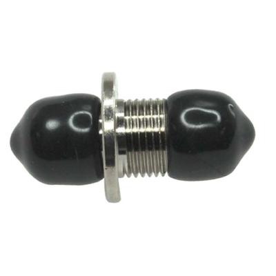 China FC to FC Fiber Optic Coupler Simplex Multimode APC Zirconia Metal Square Flange 0.25dB for sale