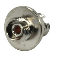 China FC to FC Fiber Optic Coupler Simplex Multimode APC Zirconia Metal Square Flange for sale