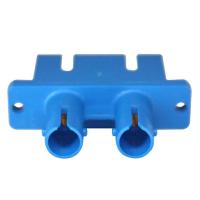 China Duplex Fiber St To Sc Adapter Multimode Polymer Sleeve Plastic Flange for sale