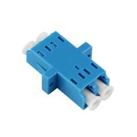 China Duplex Fiber St To Sc Adapter Multimode Polymer Sleeve Plastic Flange for sale