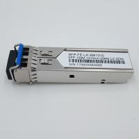 China 10G Single Mode SFP Transceiver RX1550nm 40km LC DWDM DDM Hot Pluggable for sale