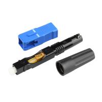 China Sc Apc Fiber Connector For 2.0x3.0mm / FTTH Drop Cable 0.35dB Insertion Loss for sale