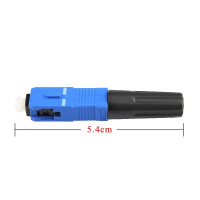 China Sc Apc Fiber Connector For 2.0x3.0mm / FTTH Drop Cable 0.35dB Insertion Loss for sale