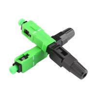 China SC APC Fiber Optic Field Assembly Connectors Pre installed Terminator Ceramic Ferrule for sale