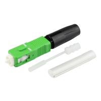 China SC APC Fiber Optic Field Assembly Connectors Pre installed Terminator Ceramic Ferrule for sale