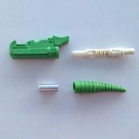 China 3.0mm DIN Fiber Optic Field Assembly Connector APC Single Mode 9/125μm for sale