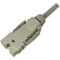 China FDDI Multimode Duplex Field Assembly Connector 3.0mm Fiber Optic Beige for sale