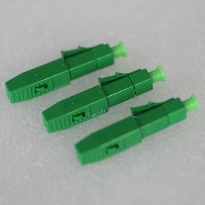 China 0.9mm LC APC Singlemode Fiber Optic Field Assembly Connector 125μm Low Loss for sale